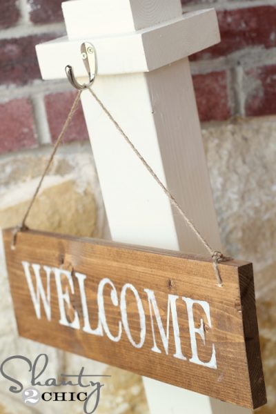 DIY Sign ~ Welcome - Shanty 2 Chic