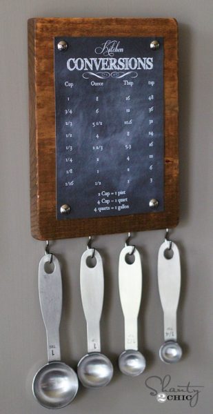 Conversion Chart DIY - Free Printable - Shanty 2 Chic