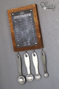 Conversion Chart DIY - Free Printable - Shanty 2 Chic