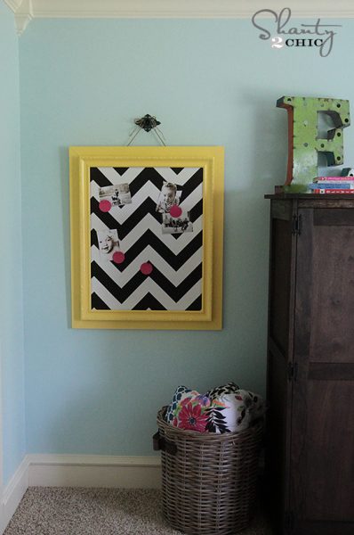 Magnetic Board DIY - Shanty 2 Chic
