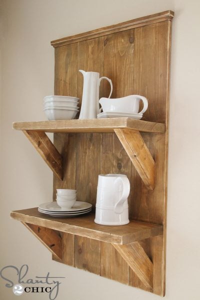 Check Out My Easy DIY Shelf Made from Reclaimed Wood - Shanty 2 Chic