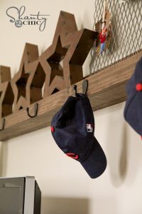DIY Ledge with Hooks! - Shanty 2 Chic