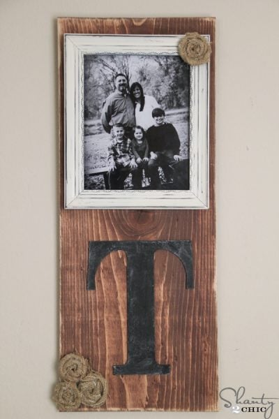DIY Picture Frame - Shanty 2 Chic