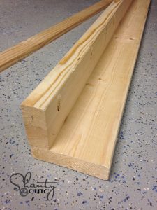 DIY Ledge with Hooks! - Shanty 2 Chic