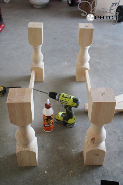 DIY Square Coffee Table - Shanty 2 Chic