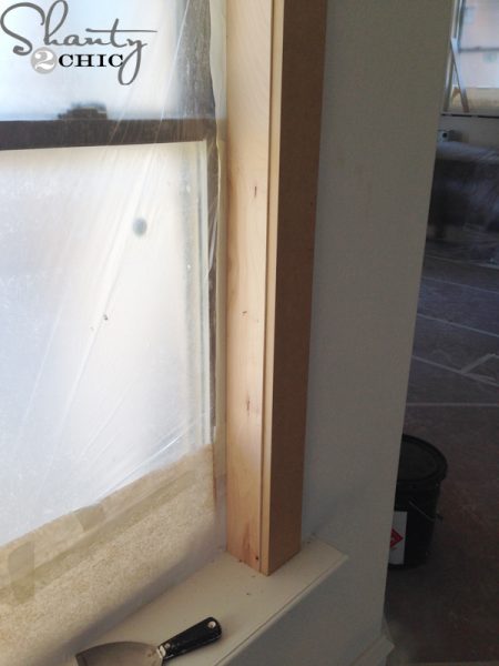Super Easy Way to Case an Existing Window! - Shanty 2 Chic