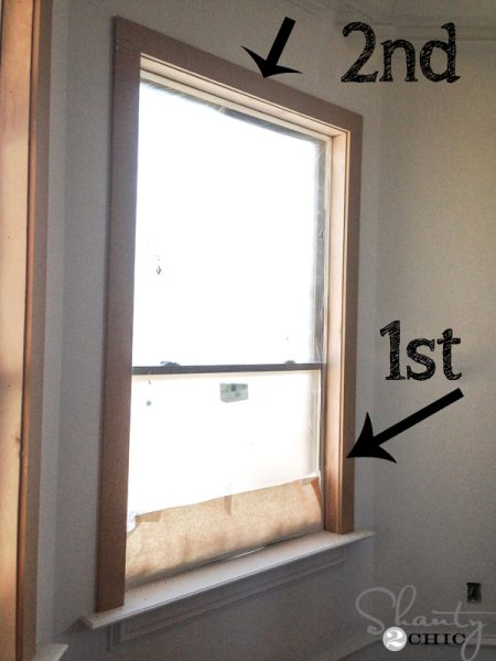 Super Easy Way to Case an Existing Window! - Shanty 2 Chic