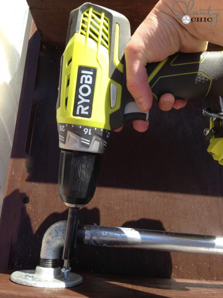 DIY Industrial Pipe Plate Rack - Shanty 2 Chic