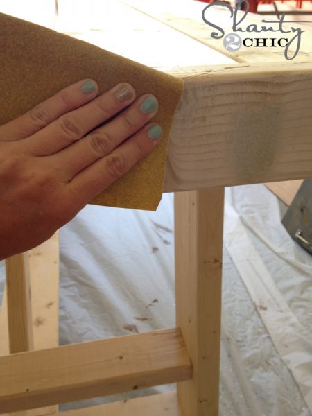 DIY Outdoor Dining Table for $65 - Shanty 2 Chic