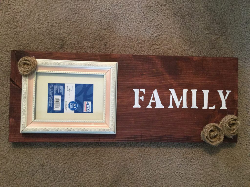 Antiqued Wooden Family Frame - Shanty 2 Chic