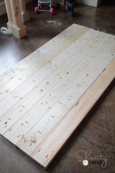 DIY Dining Table with Turned Legs - Shanty 2 Chic