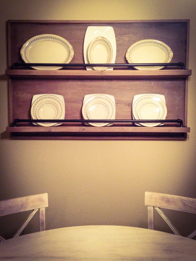 Industrial Pipe Plate Rack - Shanty 2 Chic