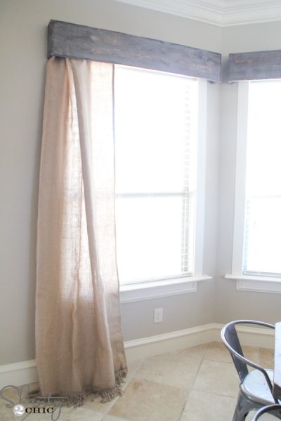 DIY Wooden Window Cornice - Shanty 2 Chic