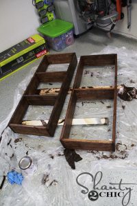 DIY Trophy Case for a Teen Boy Room - Shanty 2 Chic