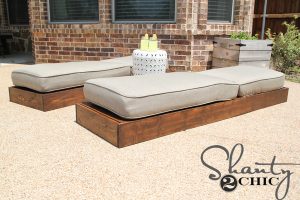 DIY Outdoor Lounge Chairs - Shanty 2 Chic