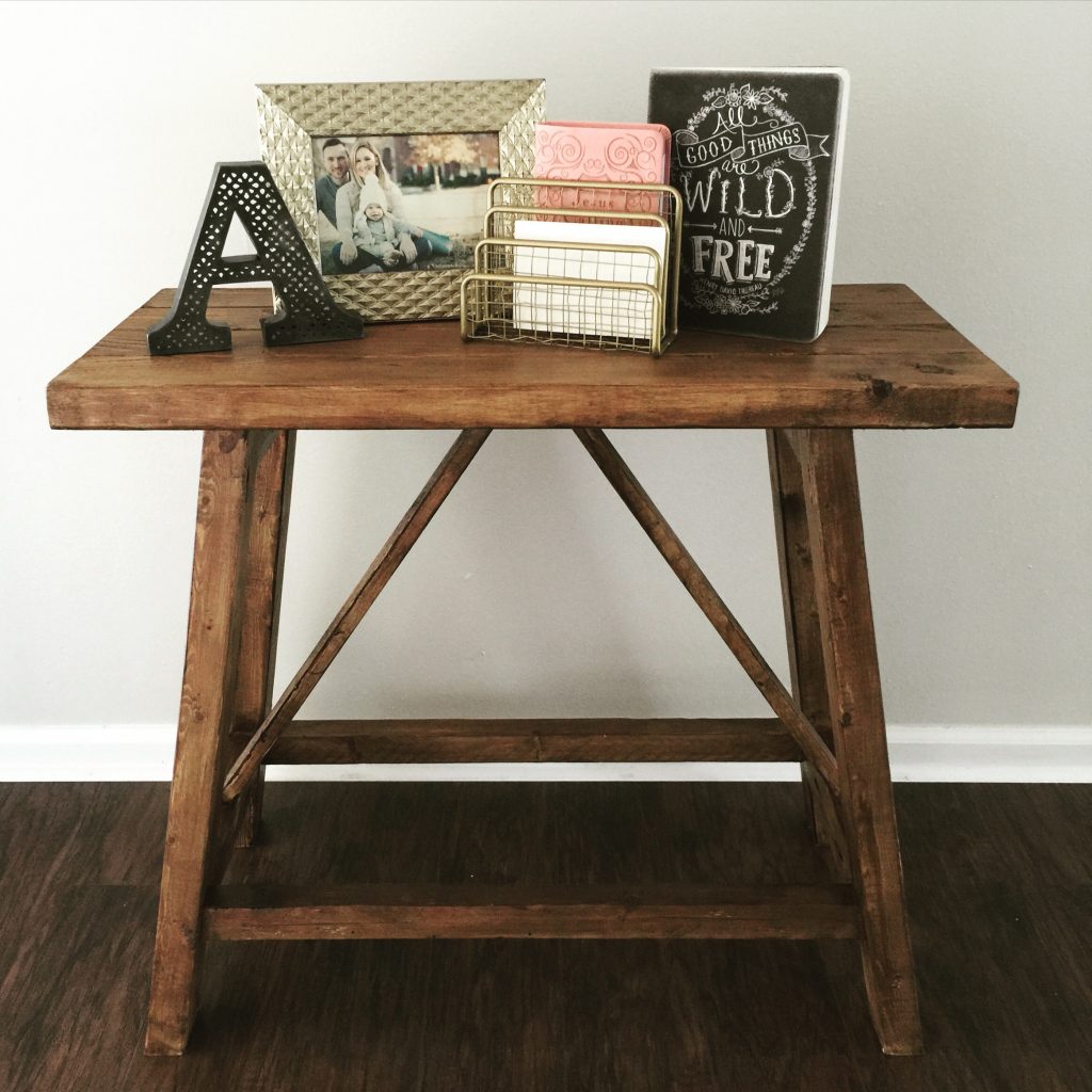 Truss end table - Shanty 2 Chic