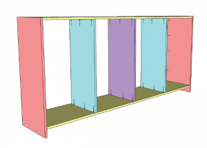 DIY Locker Cabinet as seen on HGTV's Open Concept! - Shanty 2 Chic