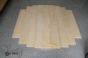 DIY Round Table - As Seen on HGTV Open Concept - Shanty 2 Chic