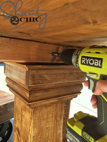 DIY Round Table - As Seen on HGTV Open Concept - Shanty 2 Chic