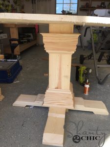 DIY Round Table - As Seen on HGTV Open Concept - Shanty 2 Chic