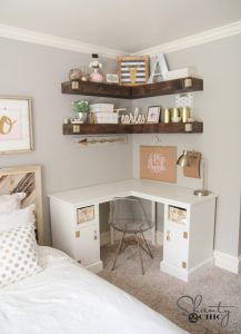 DIY Corner Desk - Shanty 2 Chic