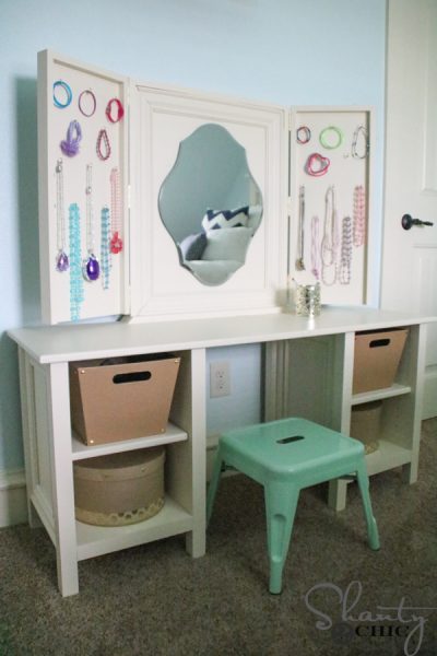 DIY Kids Vanity - Shanty 2 Chic