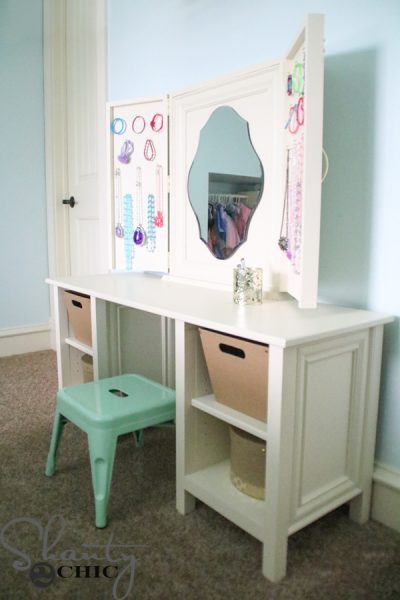 DIY Kids Vanity - Shanty 2 Chic