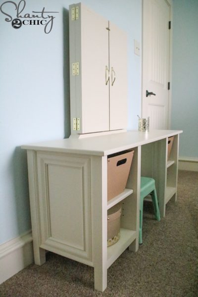 DIY Kids Vanity - Shanty 2 Chic