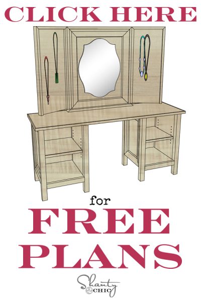 DIY Kids Vanity - Shanty 2 Chic