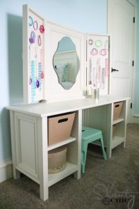 DIY Kids Vanity - Shanty 2 Chic