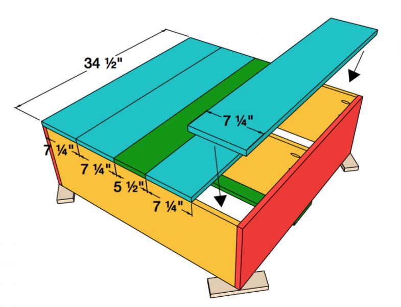 DIY Storage Coffee Table & YouTube Video Tutorial! - Shanty 2 Chic
