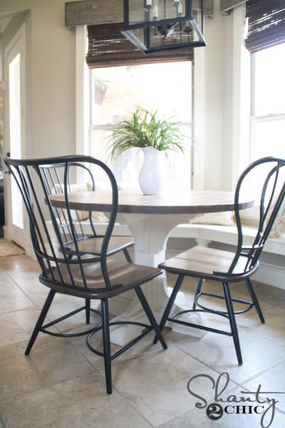 DIY Round Dining Table – Free Plans for $75 - Shanty 2 Chic