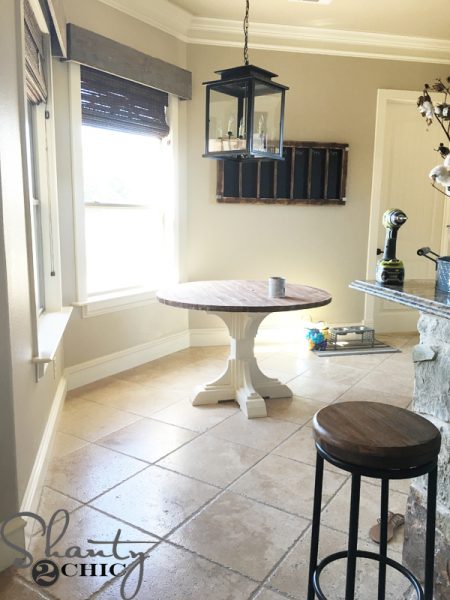 DIY Round Dining Table – Free Plans for $75 - Shanty 2 Chic