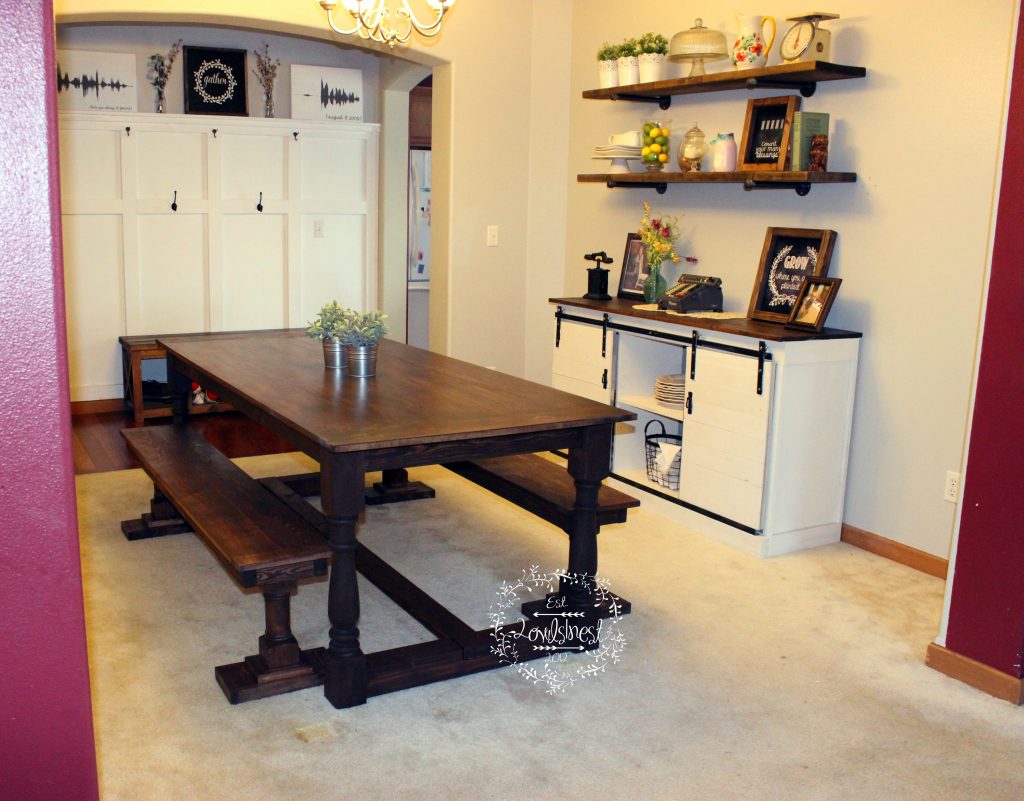 Turned table dining set - Shanty 2 Chic