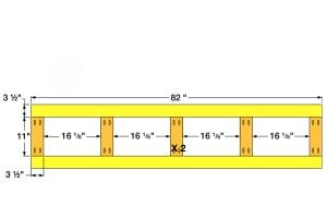 DIY High Back Bench - Shanty 2 Chic