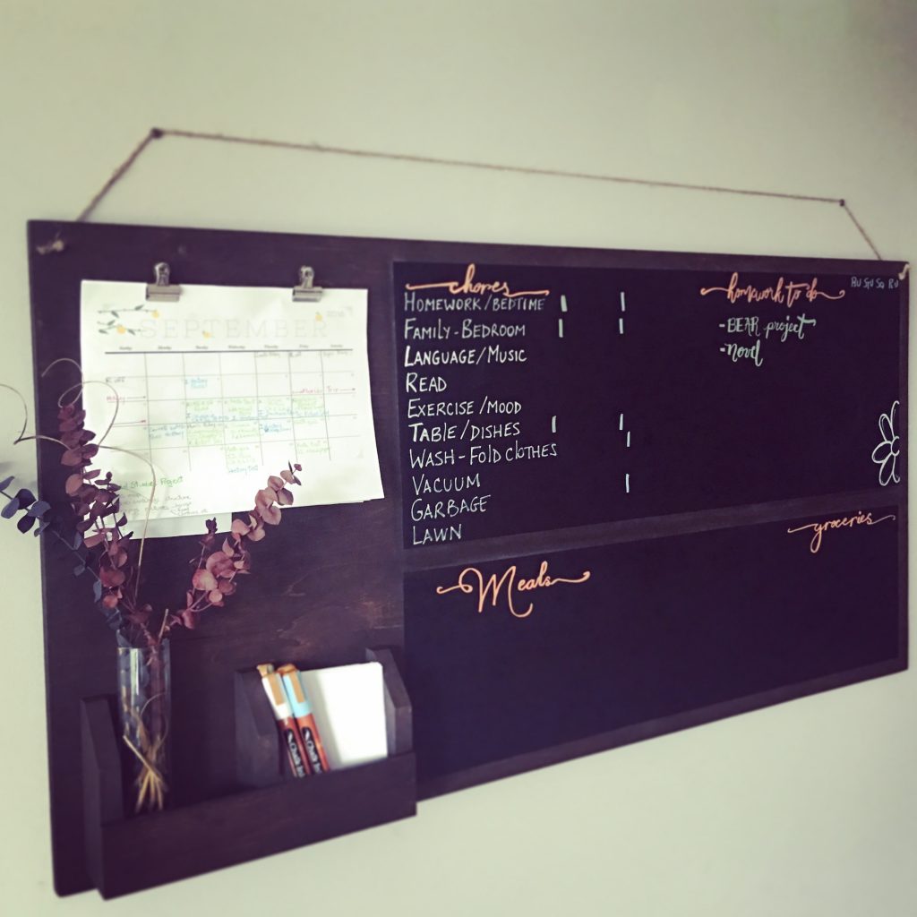 Organizing board - Shanty 2 Chic