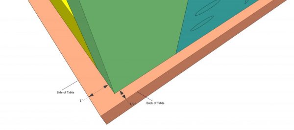 DIY Diagonal Base Farmhouse Console Table - Shanty 2 Chic