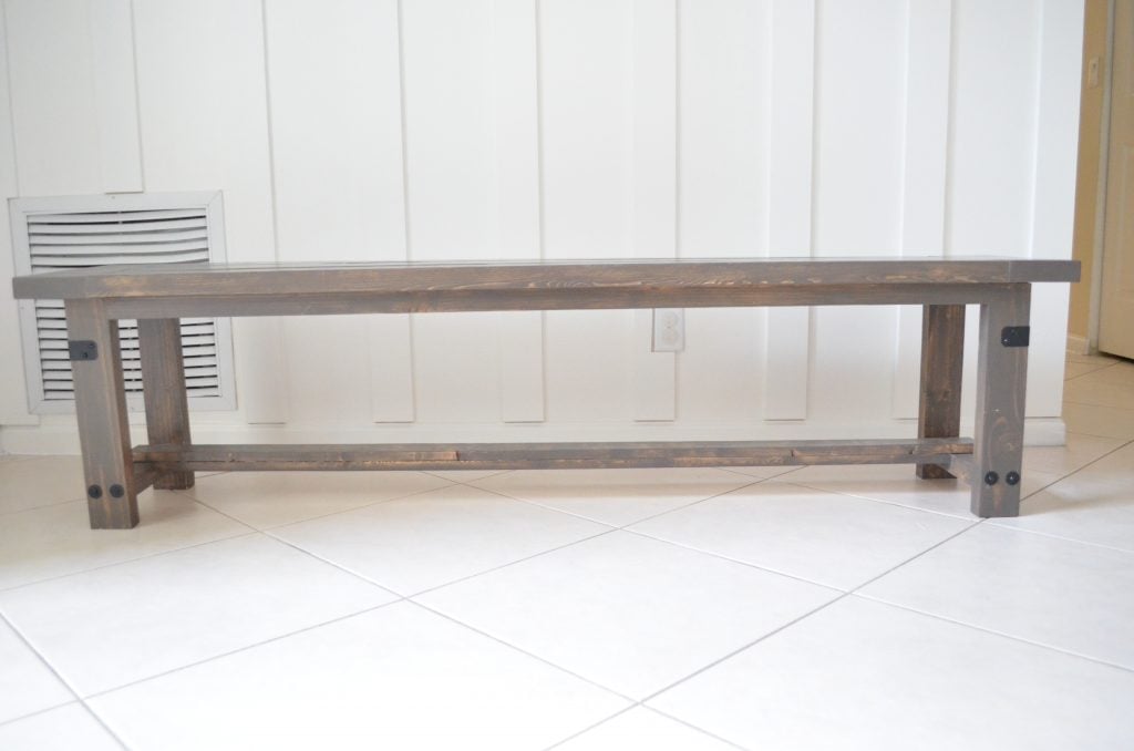 Industrial Farmhouse Bench - Shanty 2 Chic