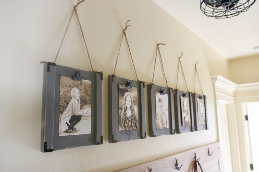DIY Hanging Frames and YouTube Video - Shanty 2 Chic