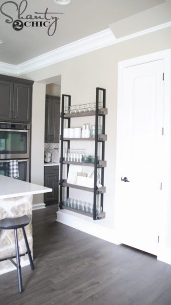 DIY Floating Plate Rack and How-To Video - Shanty 2 Chic