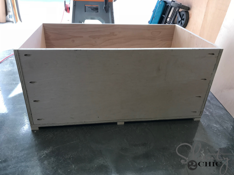 DIY Modern Farmhouse Trunk - Shanty 2 Chic