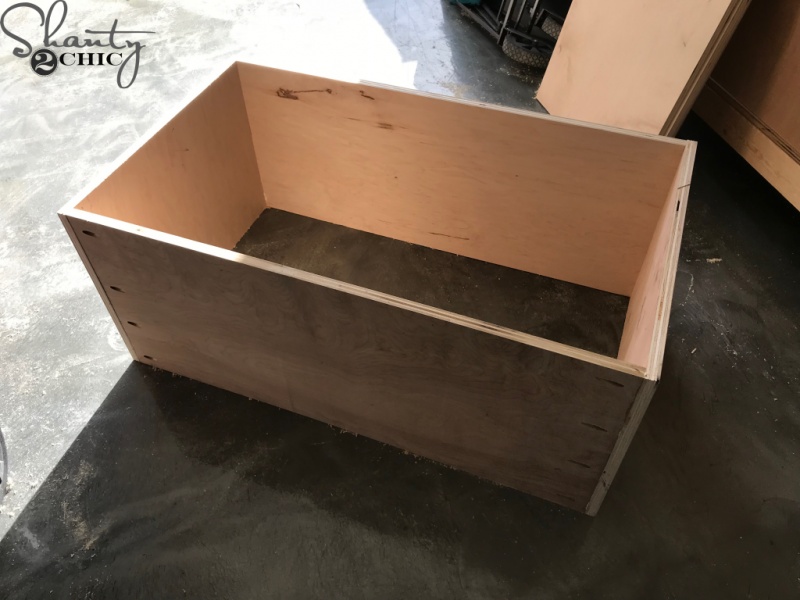 DIY Modern Farmhouse Trunk - Shanty 2 Chic