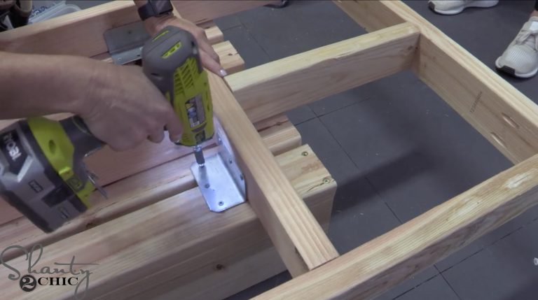 DIY Faux Hanging Bench - Free Plans & Video Tutorial