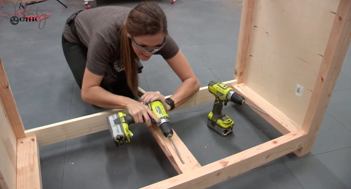 DIY TV Console - Shanty 2 Chic