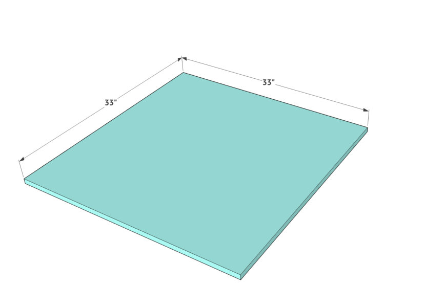 DIY Simple Square Coffee Table - Shanty 2 Chic