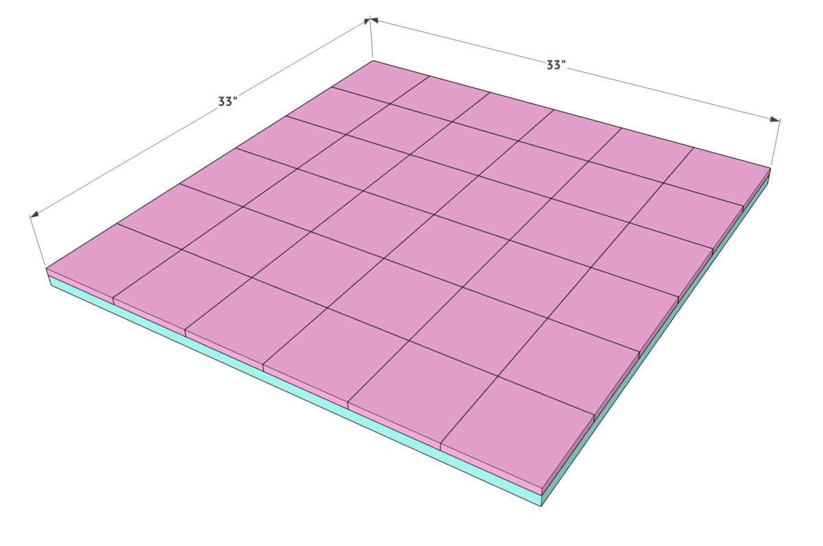 DIY Simple Square Coffee Table - Shanty 2 Chic