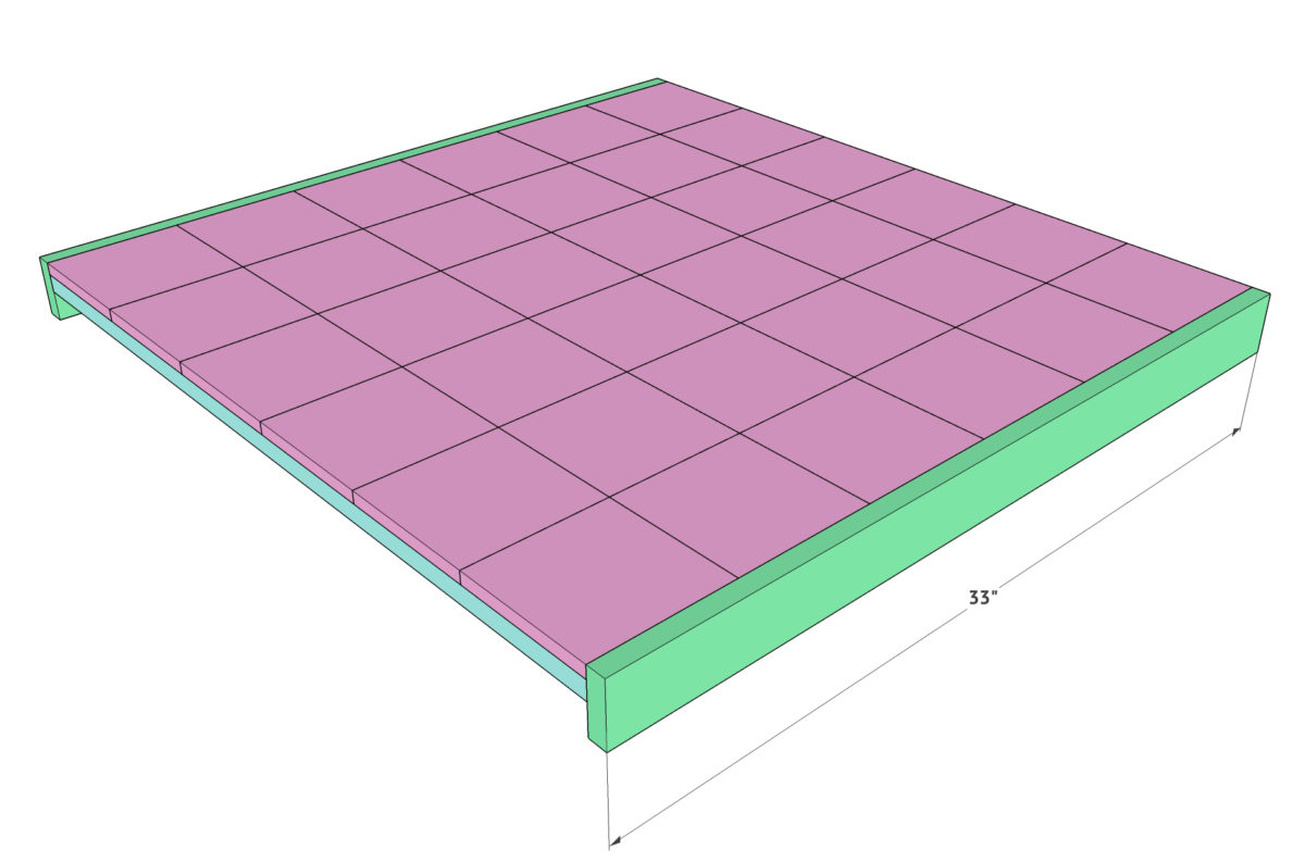 DIY Simple Square Coffee Table - Shanty 2 Chic