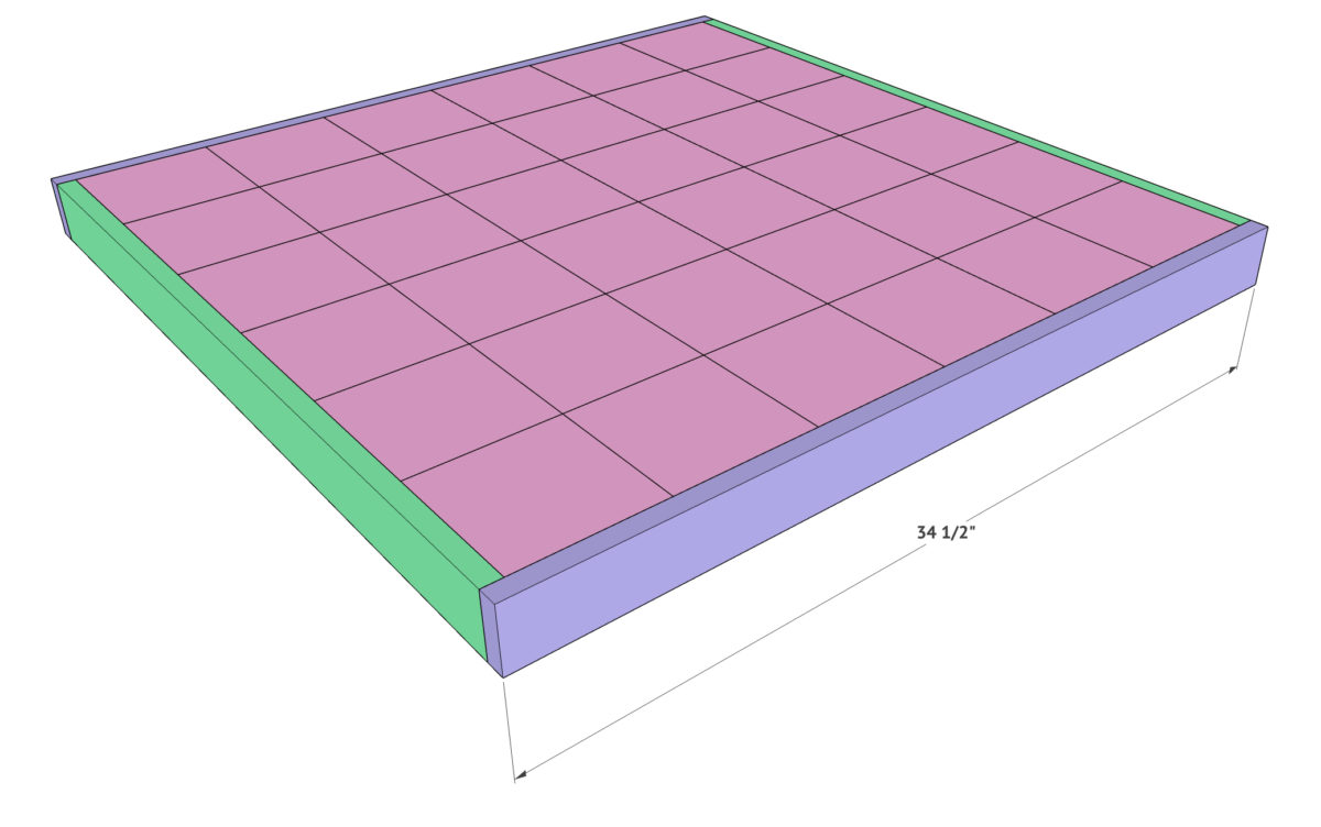 DIY Simple Square Coffee Table - Shanty 2 Chic