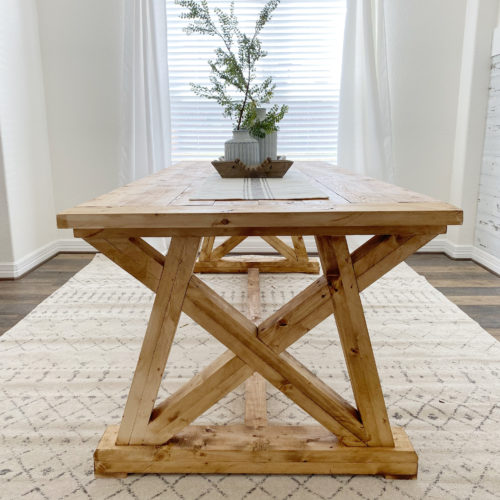 Build a DIY Dining Table with Free Plans - Shanty 2 Chic