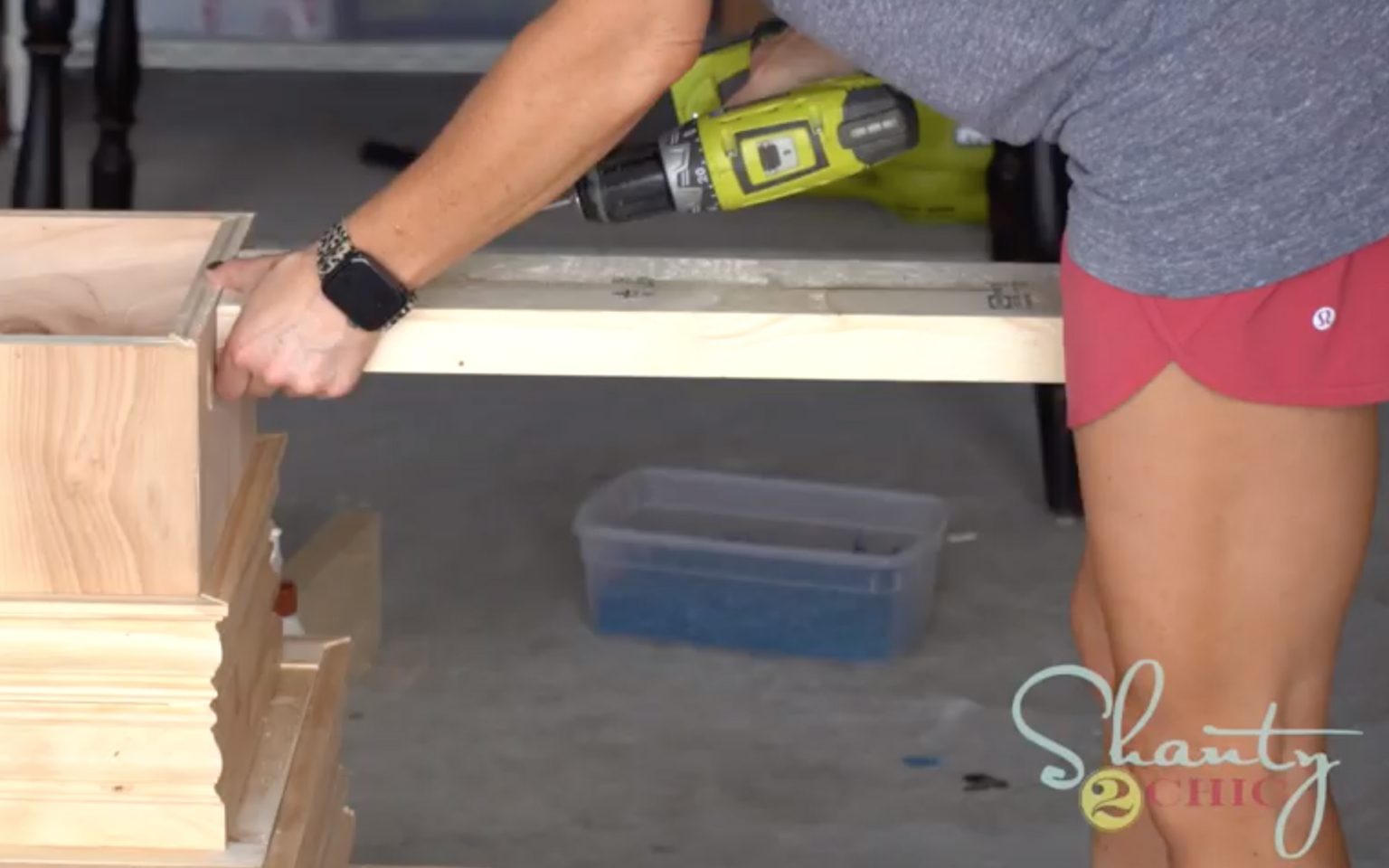 DIY Square Dining Table - Shanty 2 Chic
